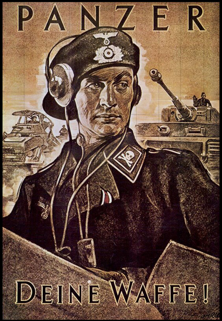 Aluminium Sign - Panzer - One Sixth Military Collectables